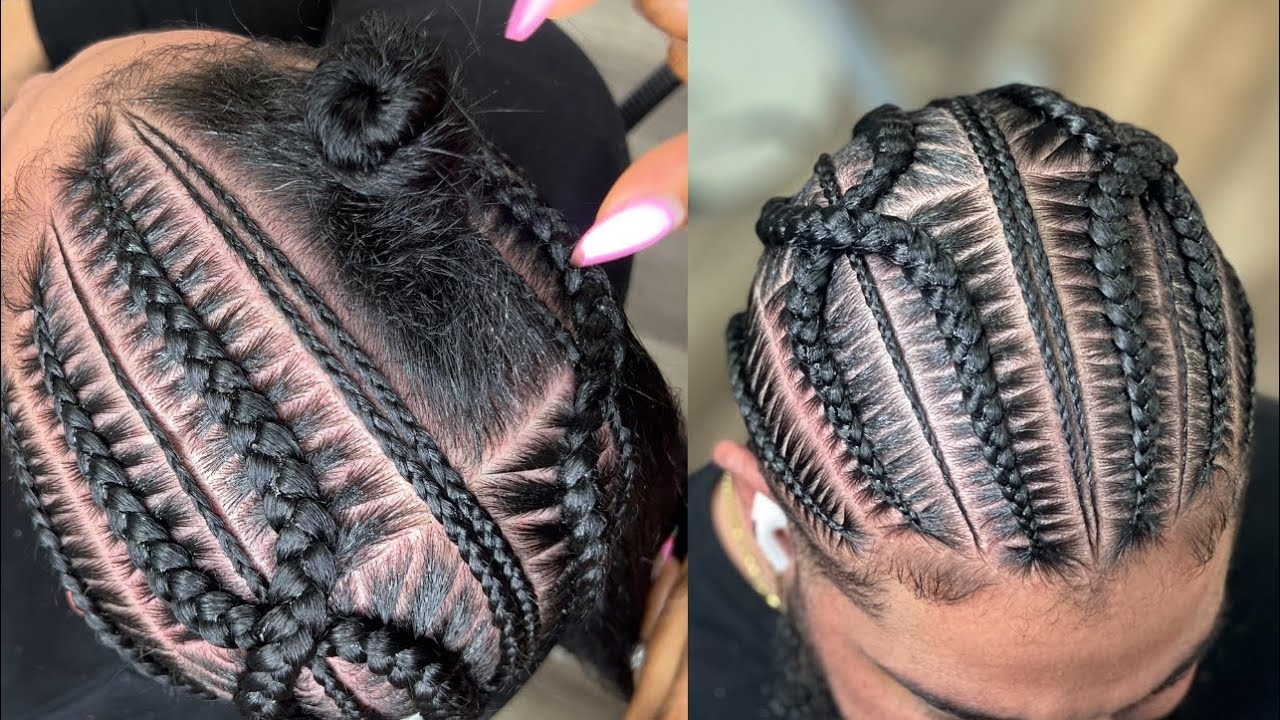 Simple stitch braids design🚨🚨🚨 - YouTube