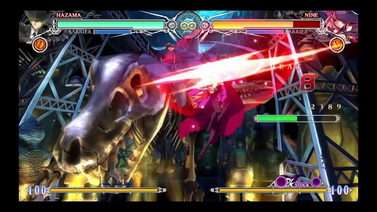 BBCF Hazama AA combos - YouTube