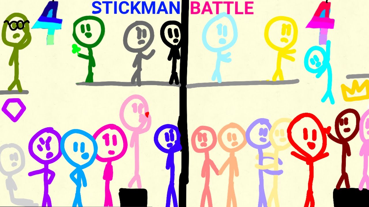 STICKMAN BATTLE! season 4, episode 9. “Little me!” - YouTube