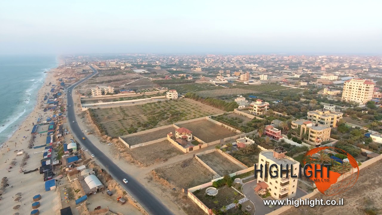 Gaza 4K Drone Footage 26 - Aerial 4K video of Gaza Beach - YouTube