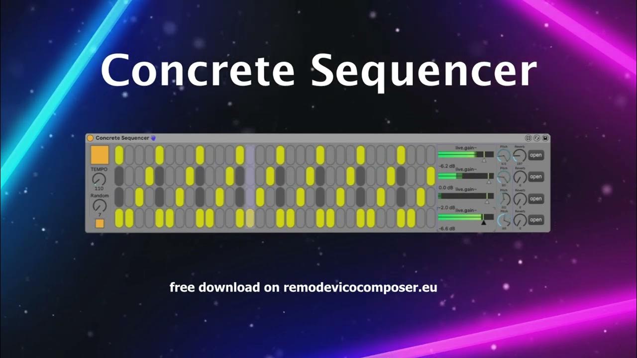 Ableton Sequencer - Max for Live [free download] - YouTube