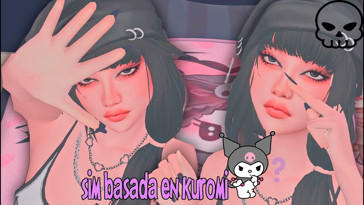 Speed Sim: kuromi Style!💜 CC Folder ☁️ Sanrio - Los Sims 4 - YouTube
