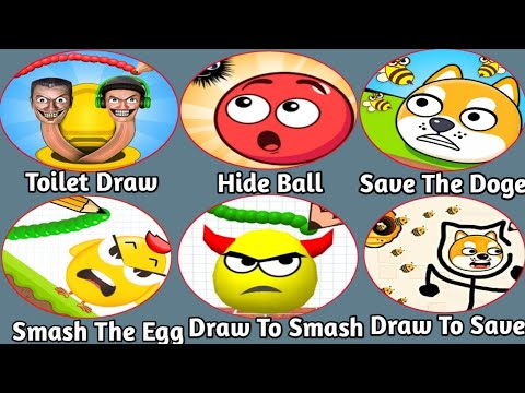 Satisfying All Draw To Smash And Brain Test game♥️ - YouTube