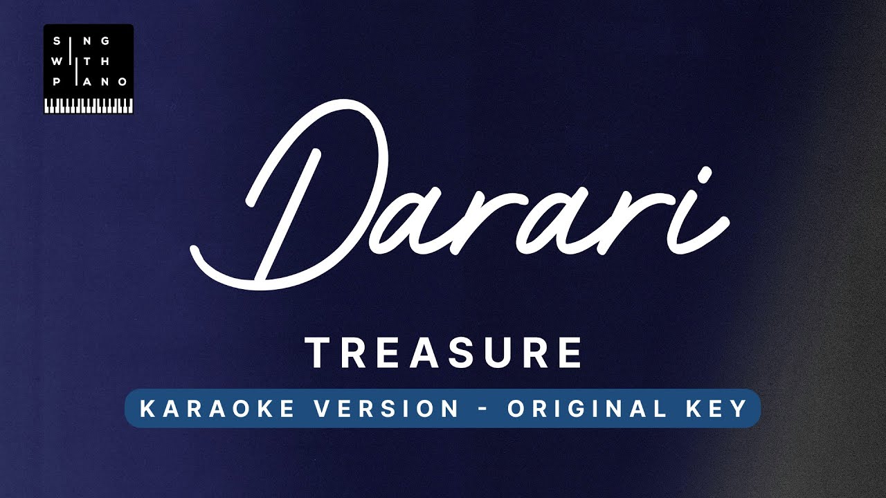 Darari - TREASURE (Original Key Karaoke) - Piano Instrumental Cover ...