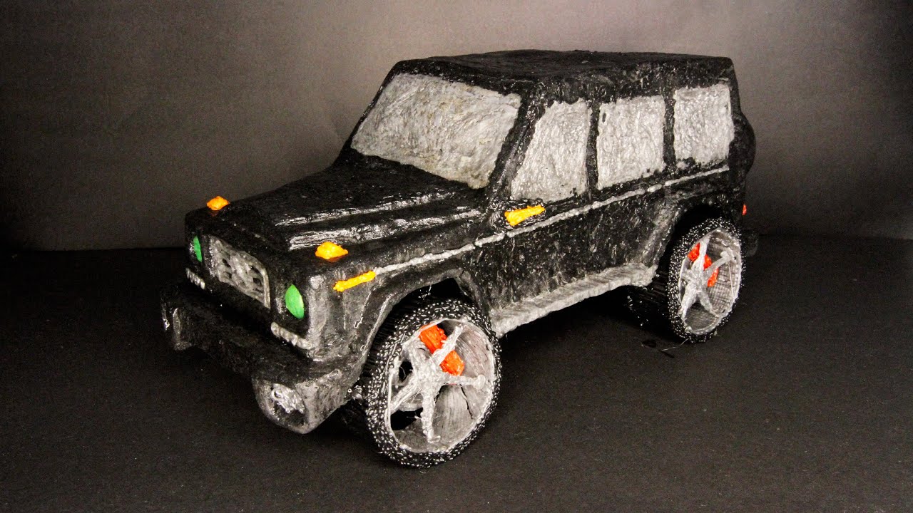 3D pen drawing | Mercedes G36 | 3D Pen Car Making - YouTube