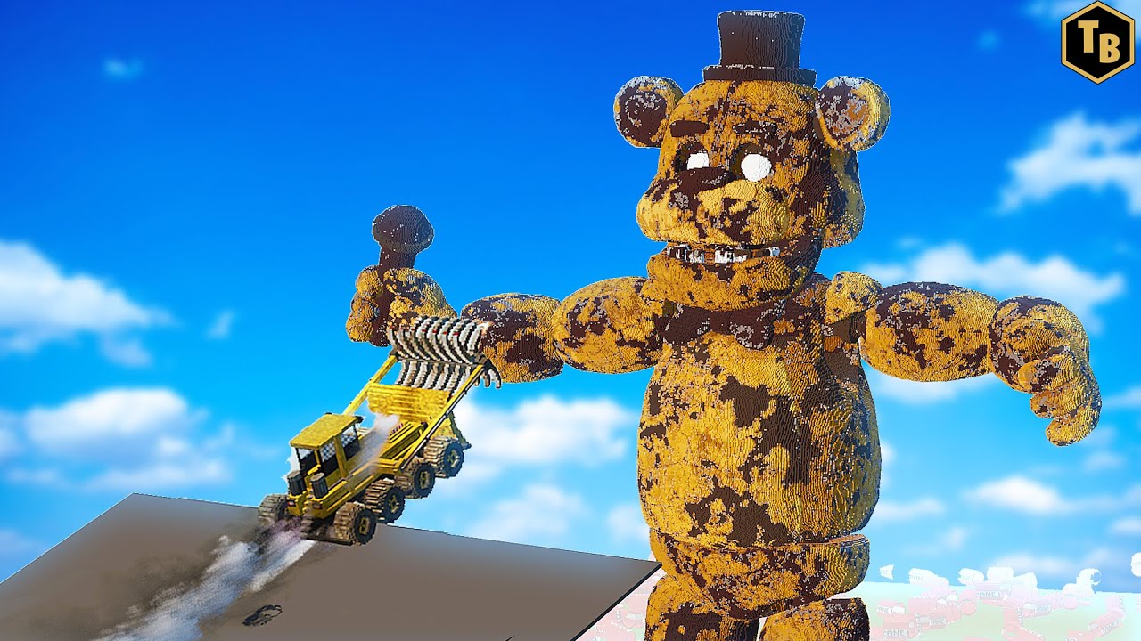 CARS vs FREDDY (Five Nights At Freddy's) | TearDown - YouTube