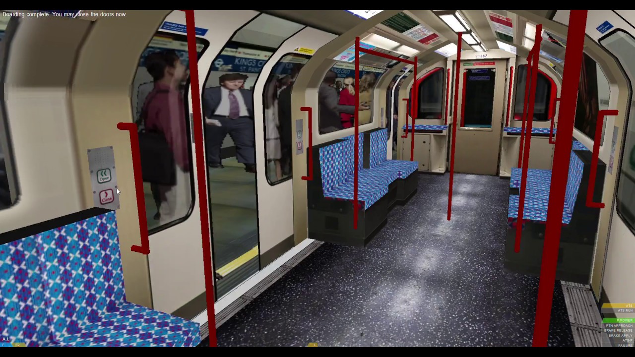 OponBve Central Line train refurbished into a Victoria line and also ...