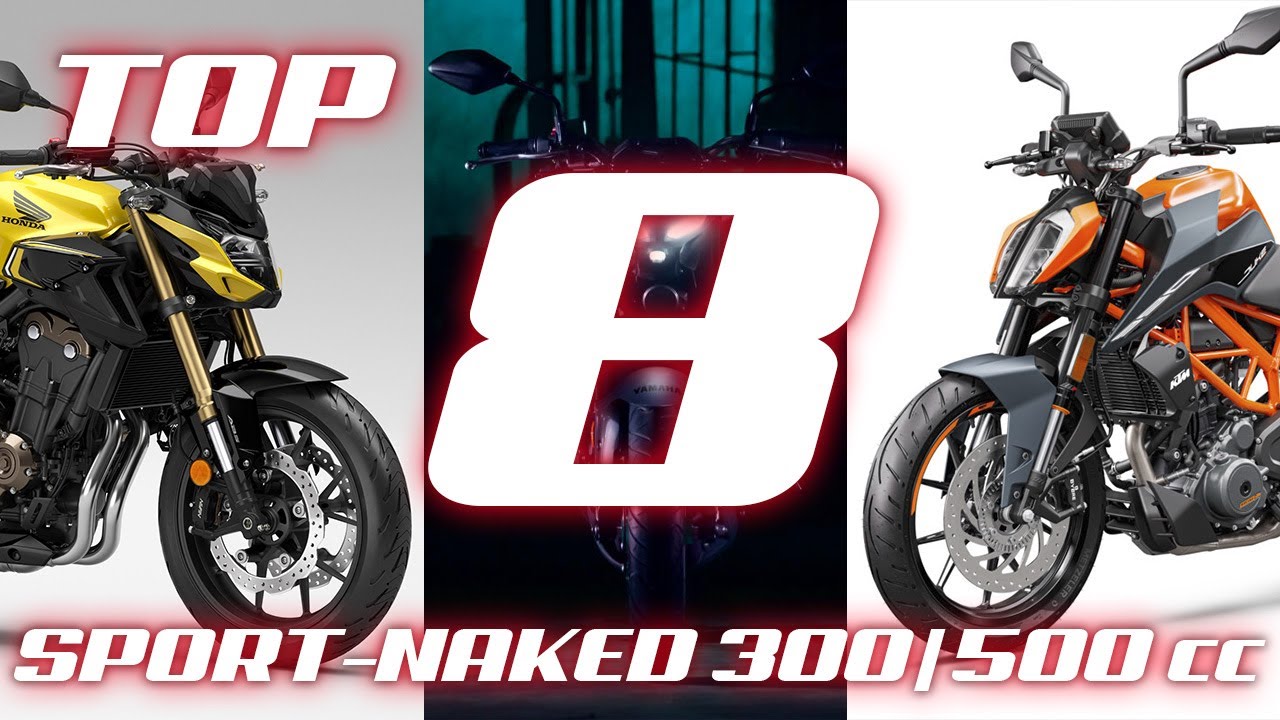TOP 8 Sport-Naked 300-500 cc 2023 - YouTube