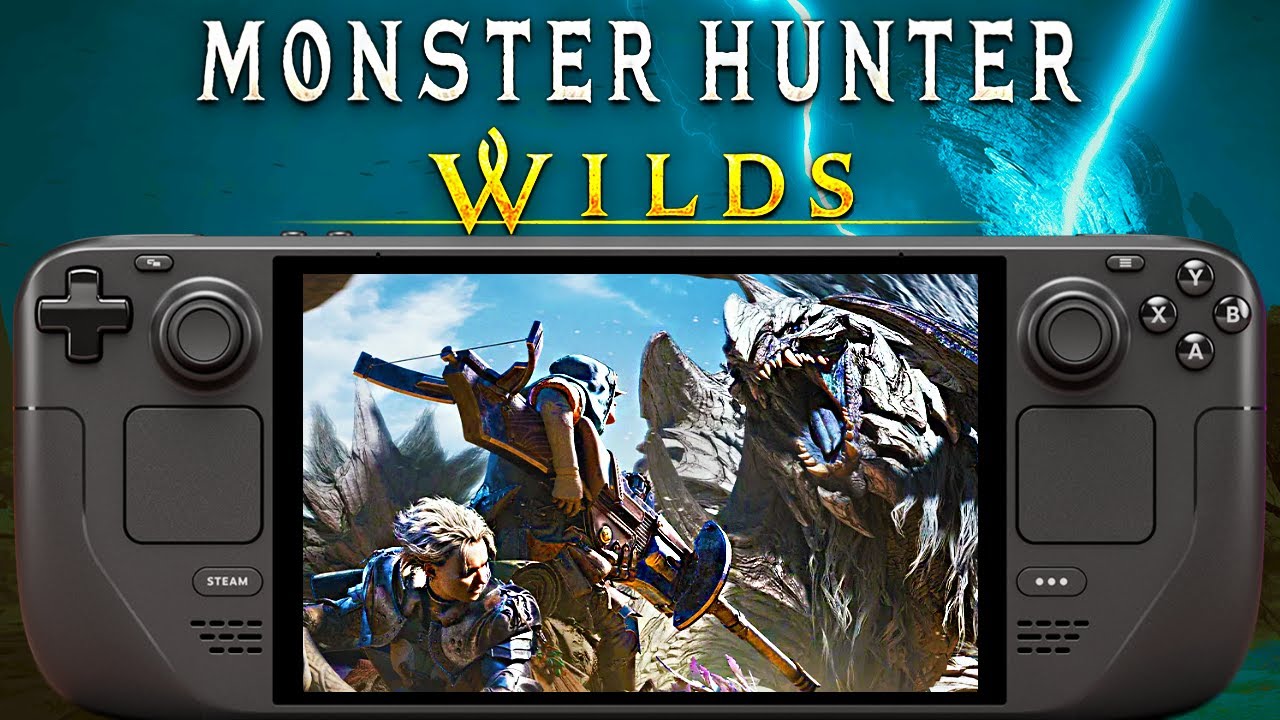 Monster Hunter Wilds Steam Deck FSR 3 Frame Generation Performance ...