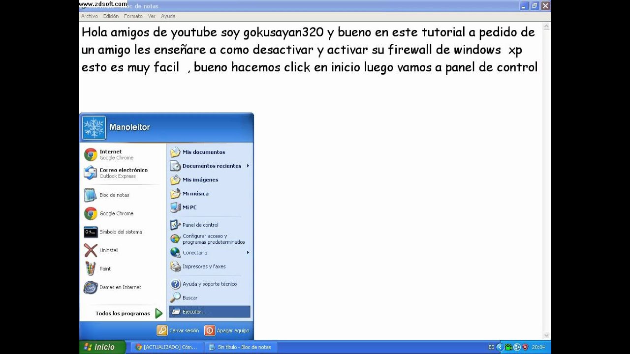 Como desactivar y activar firewall de windows - YouTube