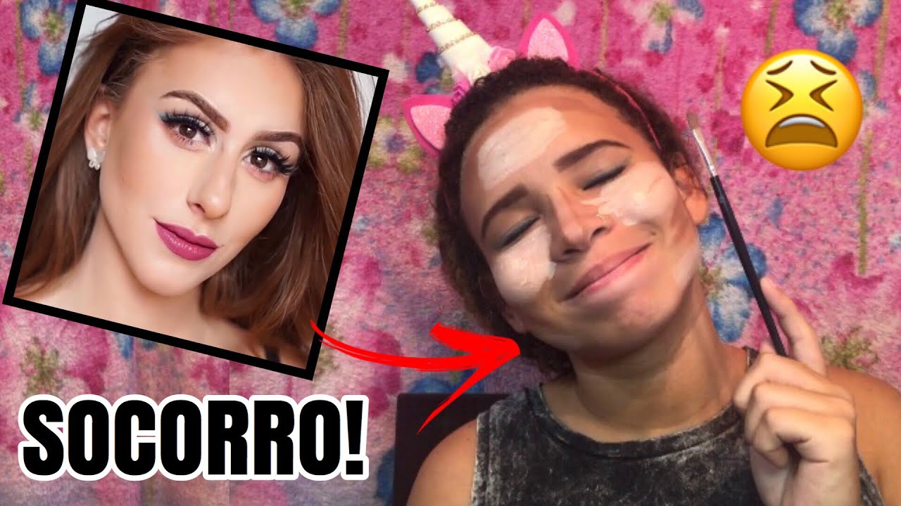 TENTEI REPRODUZIR MAQUIGEM DA MARI MARIA!| Rayane Alves - YouTube