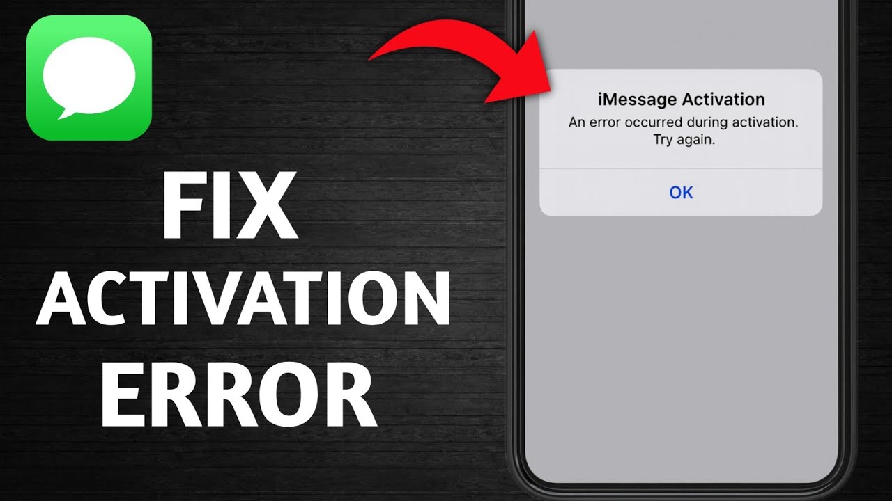 Fix iMessage Activation Error in Seconds (Step-by-Step Guide) - YouTube