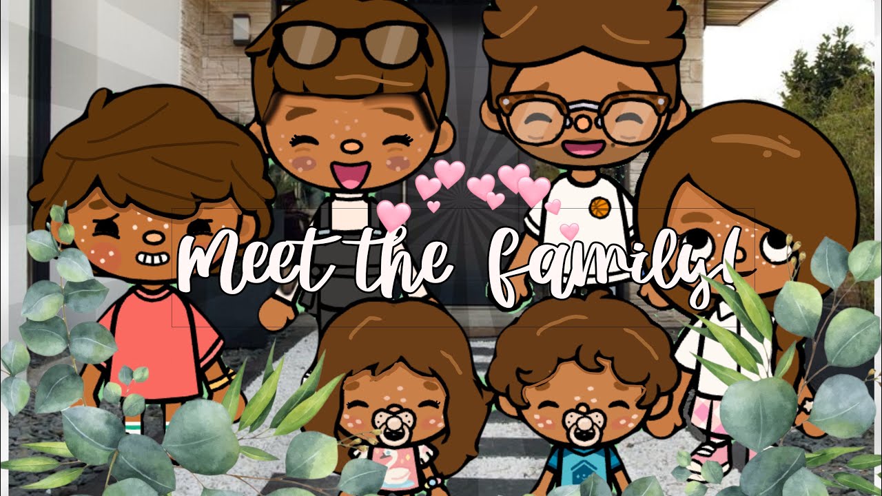 Meet my toca boca characters! ☘ ️💜 - YouTube