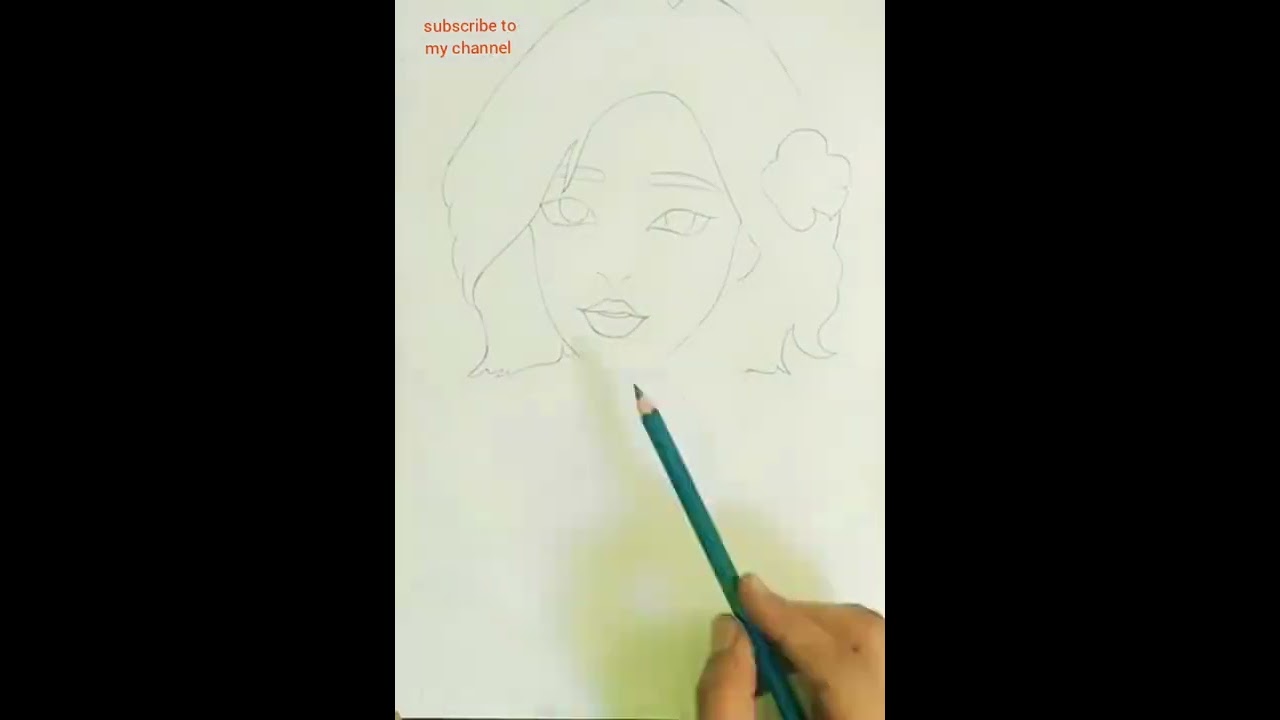 Korean girl drawing|| How to draw a girl sketch || Drawing girl|| girl ...