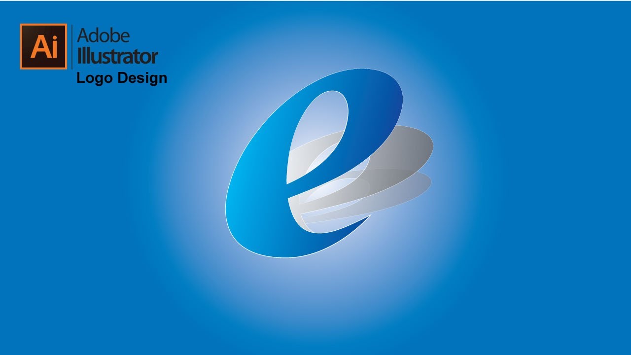 How to design an alphabet logo in Adobe illustrator | e logo design ...