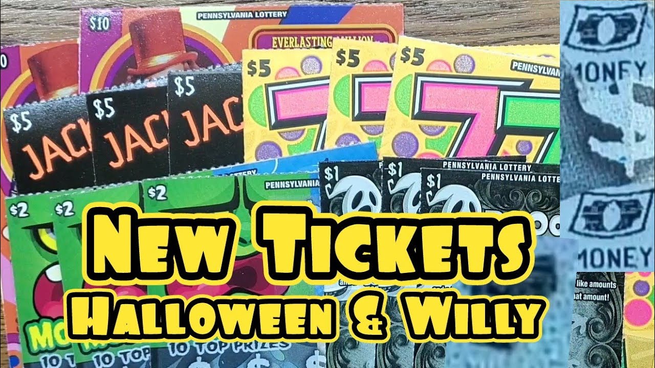 All the New Tickets. Halloween, 777, & Wonkas. All fun games. Pa ...