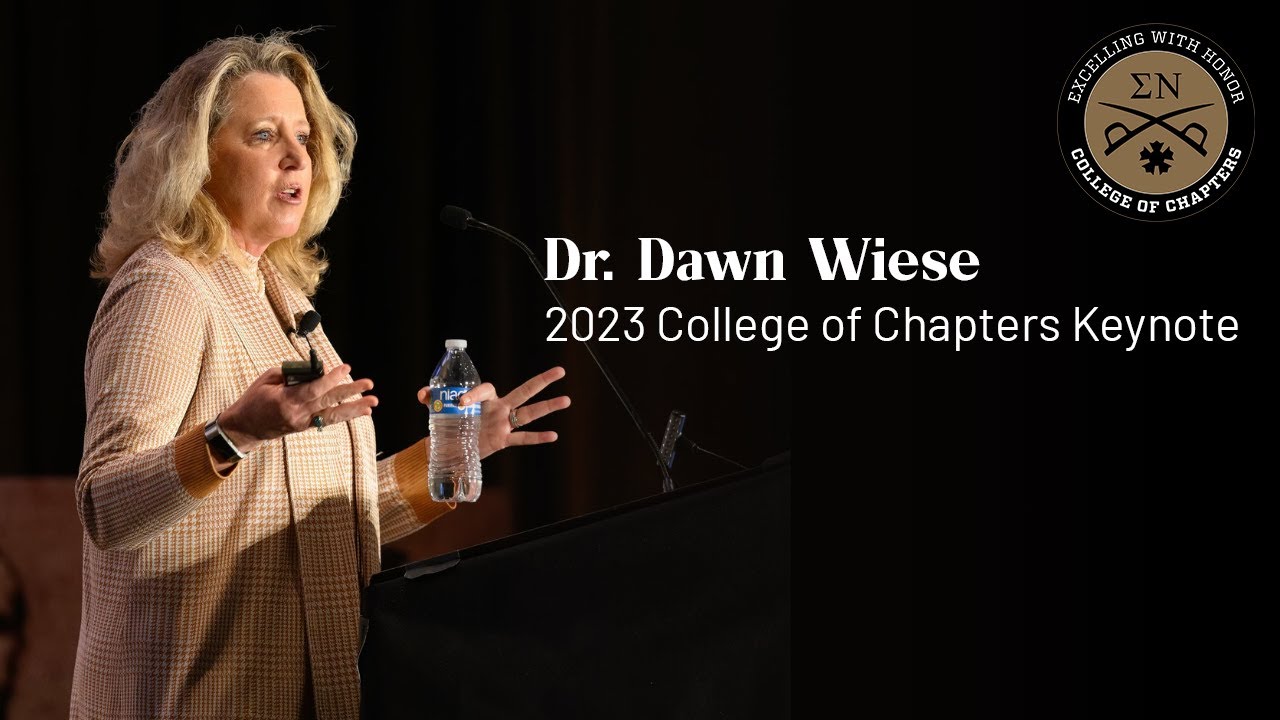 Dr. Dawn Wiese Keynote - 2023 College of Chapters - YouTube