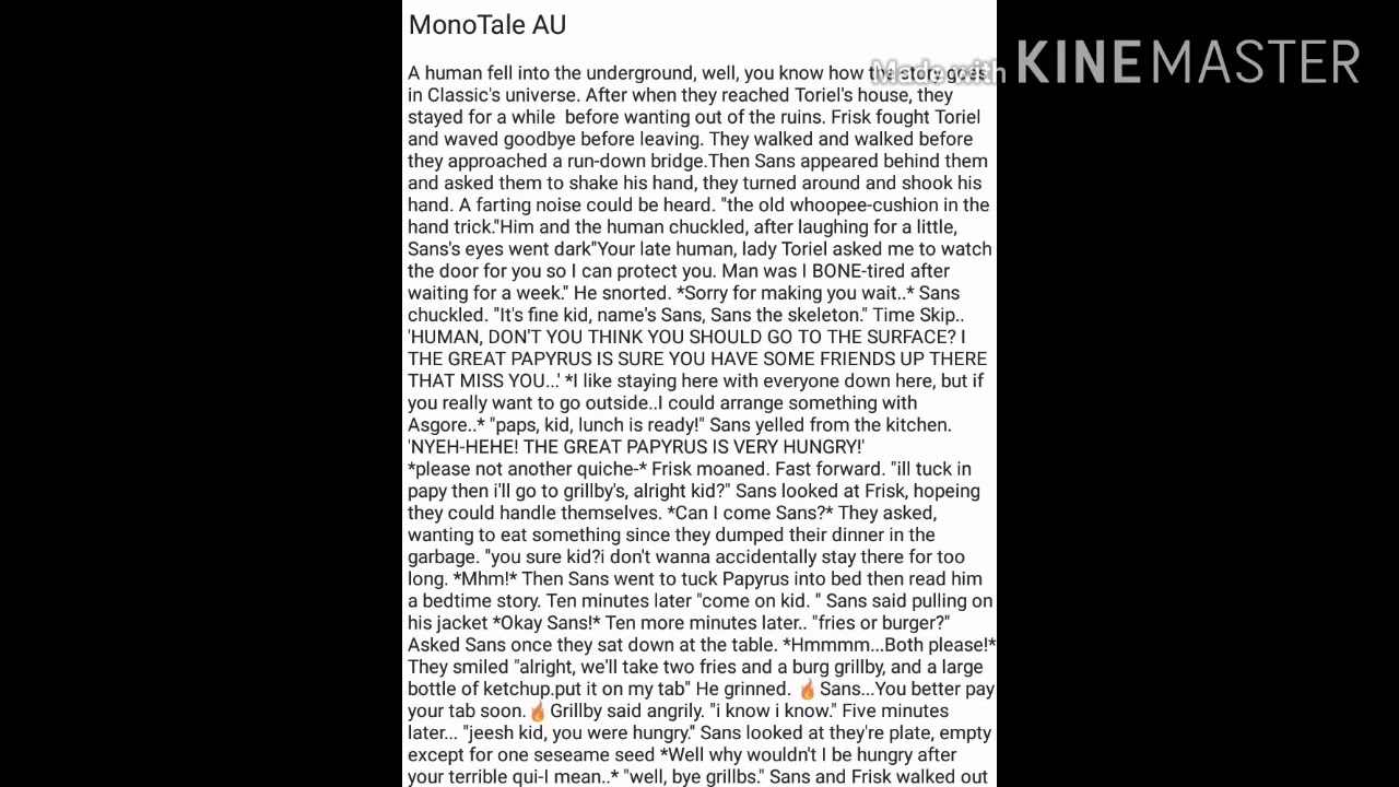 MonoTale AU - YouTube