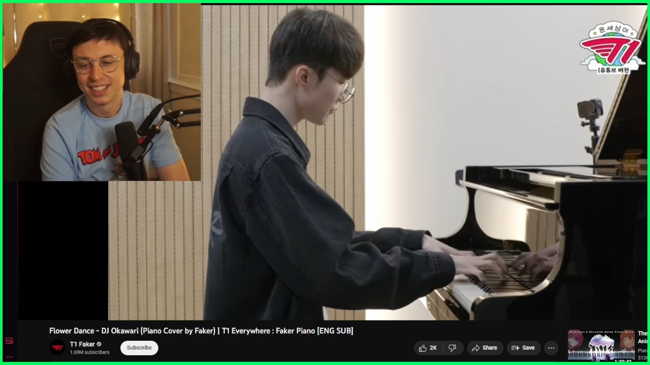 Caedrel Reacts To Faker's Crazy Piano Skills - YouTube