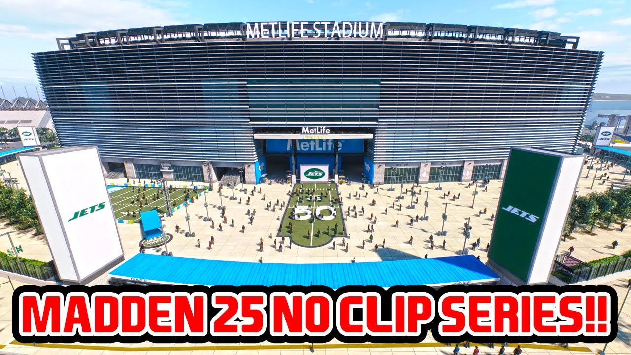 EA MADE THE NEW YORK JETS STADIUM THE BIGGEST MAP IN MADDEN 25 ...