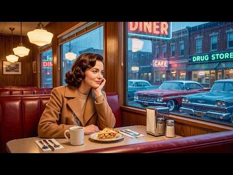 Coffee & Rain on Main Street, 1958 | Vintage Americana Music