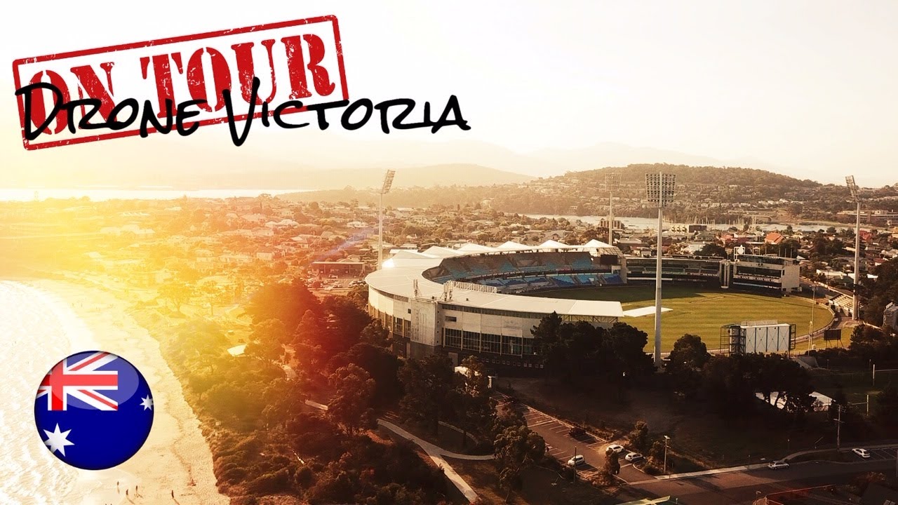 Bellerive Oval (Blundstone Arena) by Drone - Hobart, Australia - YouTube