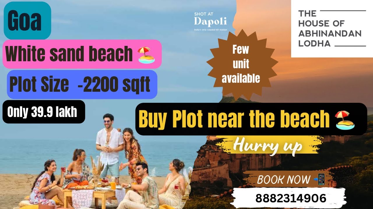 Plots in Goa | The heart of Konkan | beach side plots | sea view ...