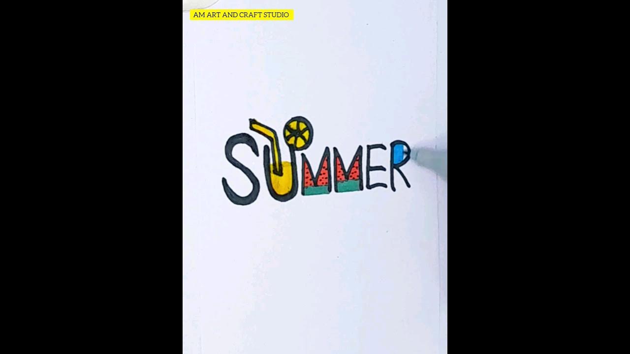 How To Write Summer Typography typography summer satisfying shorts how-to-write-summer-typography-typography-summer-satisfying-shorts
