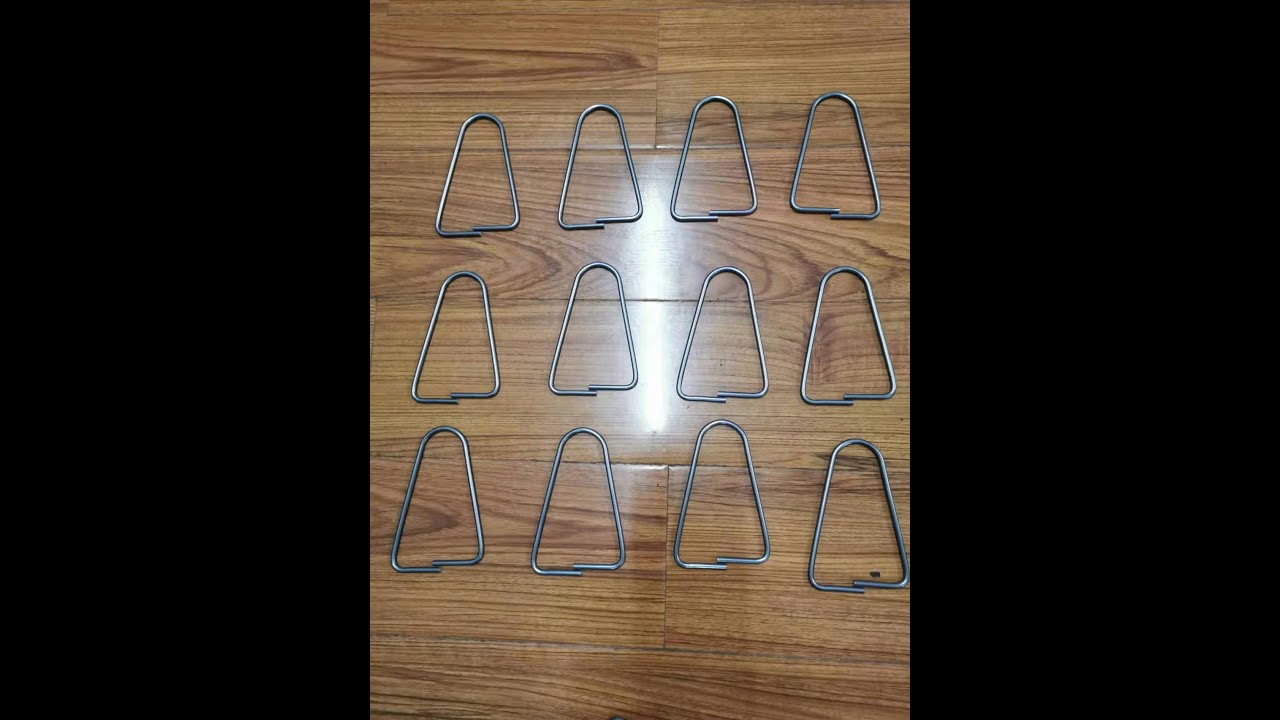 Automatic Mechanical triangular buckle making machine For South Korea ...