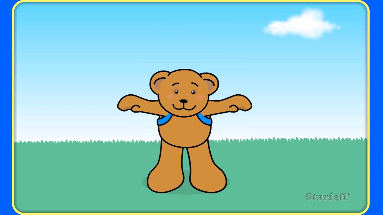 Starfall Teddy Bear, Teddy Bear - YouTube