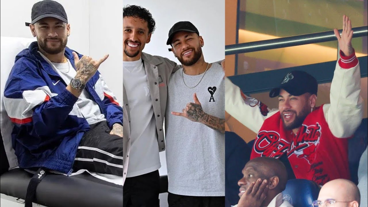 neymarjr spotted watching match in PSG 😍♥️ - YouTube