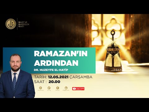 Ramazan'ın Ardından | Huzeyfe el-Hatib