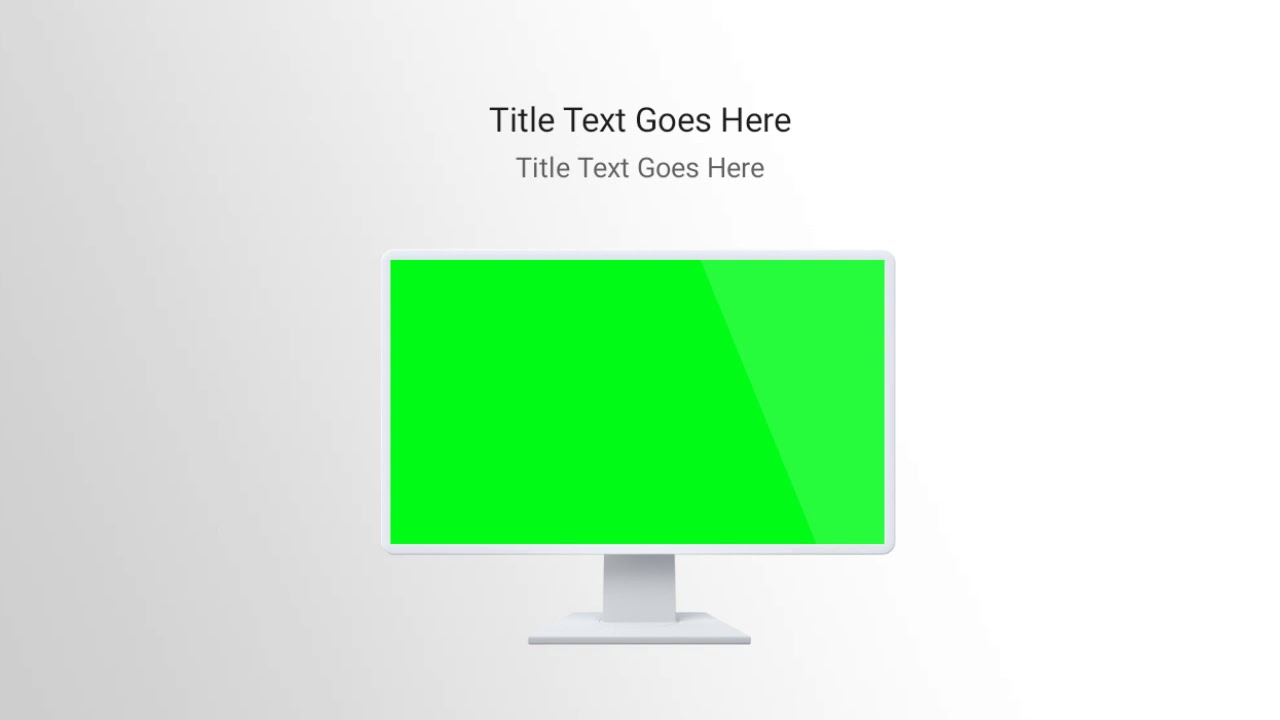 2 Desktop Green Screen | Device Mock up - YouTube