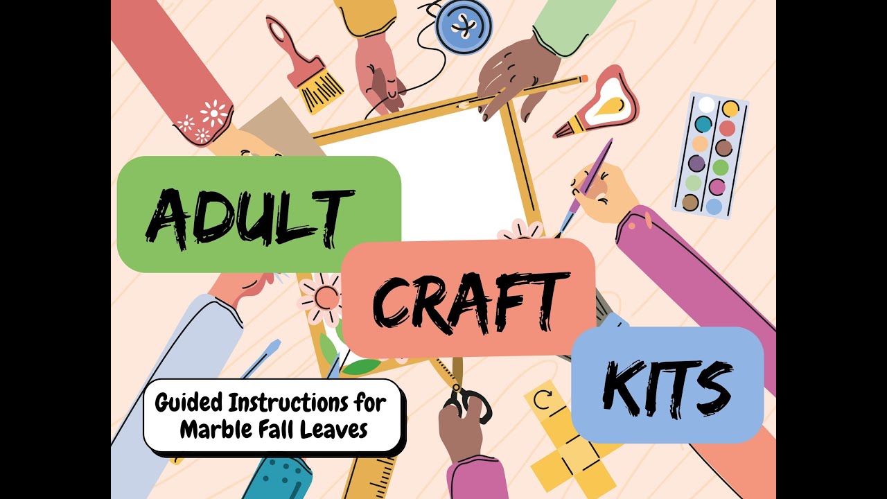 September Adult Craft Kit:Marble Fall Leaves - YouTube