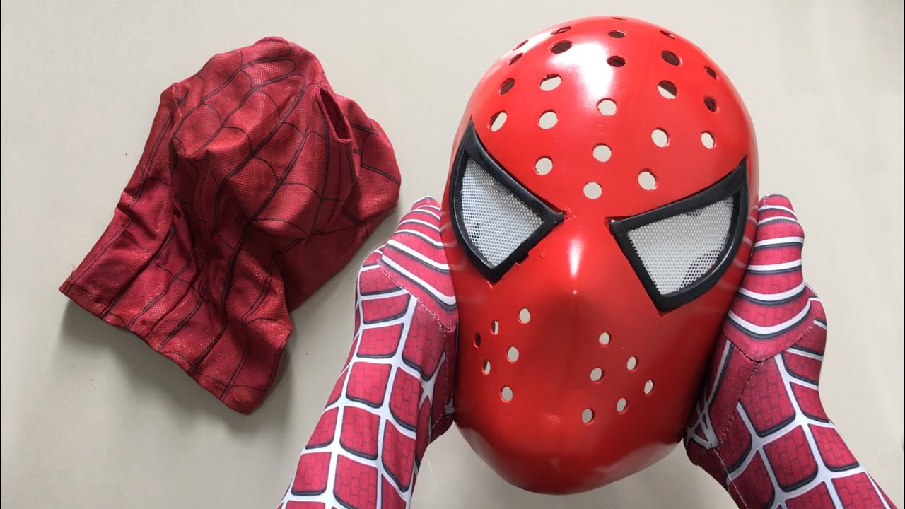 Unboxing Bully Maguire Face shell Mask Replica from Spiderman 3 - YouTube