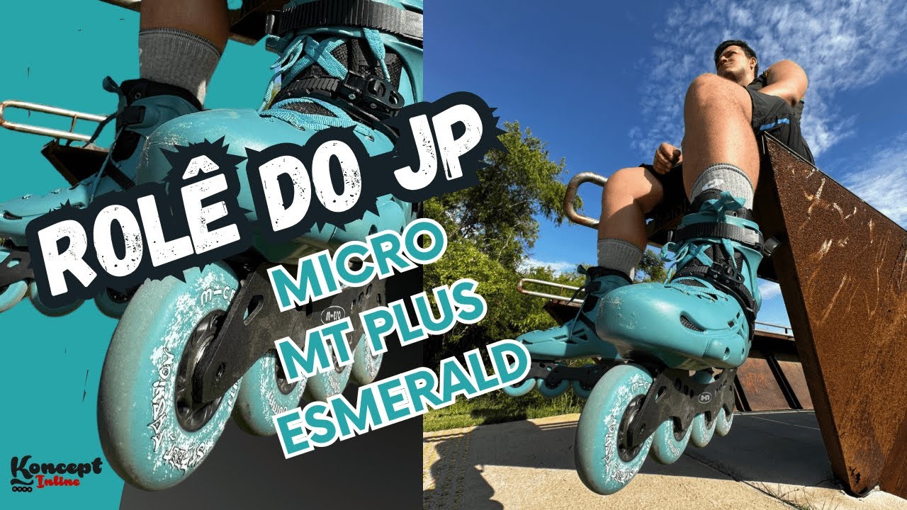 Patins Micro MT plus Emerald - Rolê do JP - YouTube