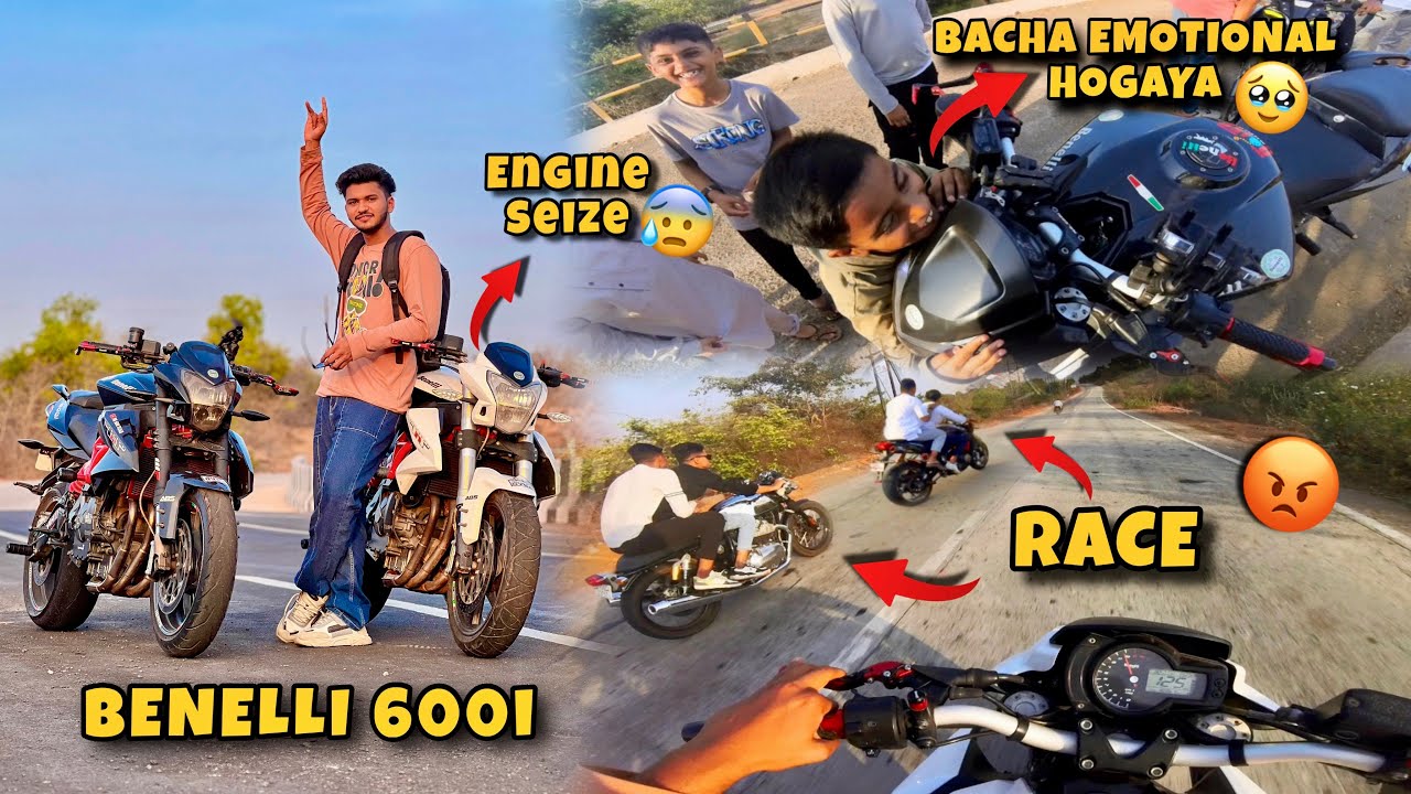 Benelli 600i Engine Sezied Hogaya? 😰 | Superbikes Drage Race😤 - YouTube