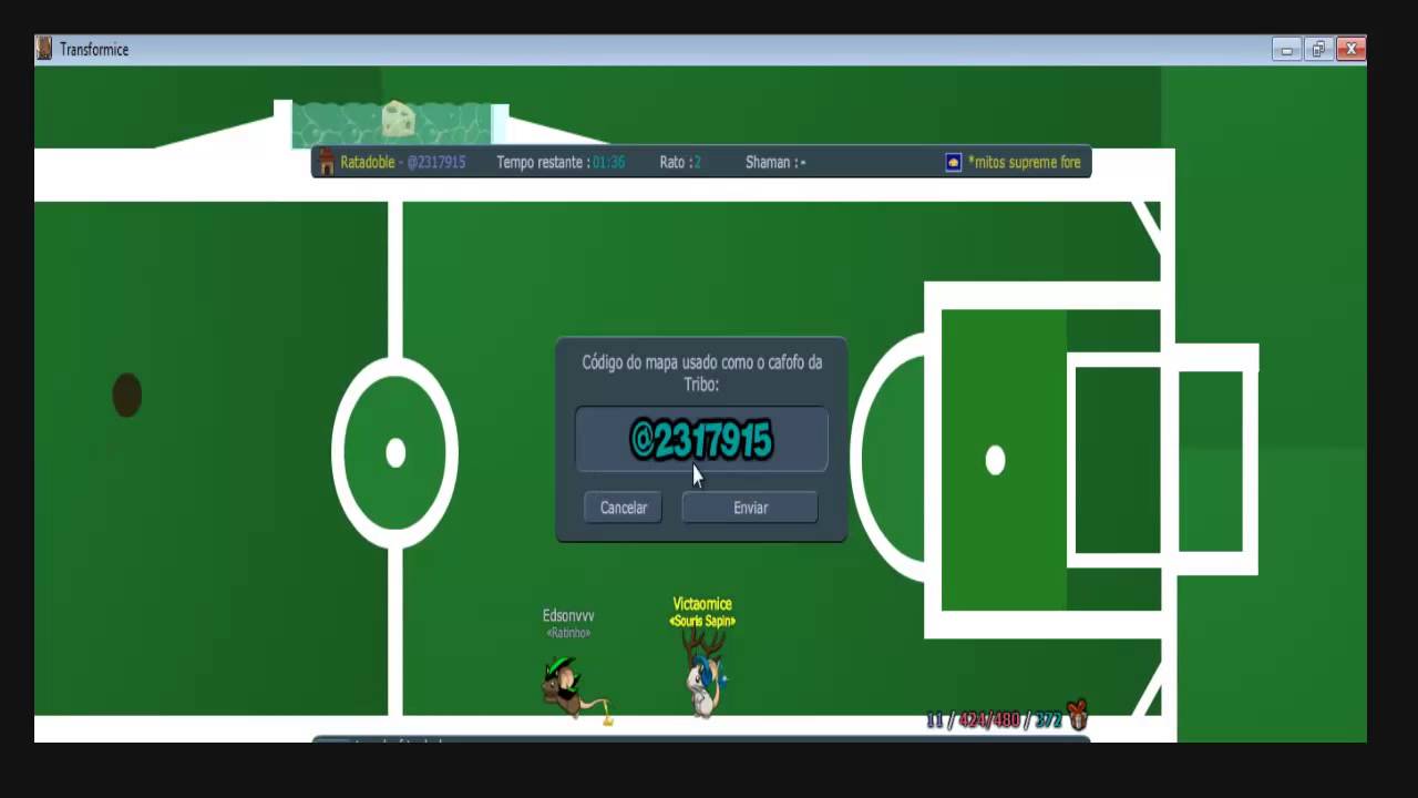 Códigos de cafofo da tribo de futebol para transformice. - YouTube