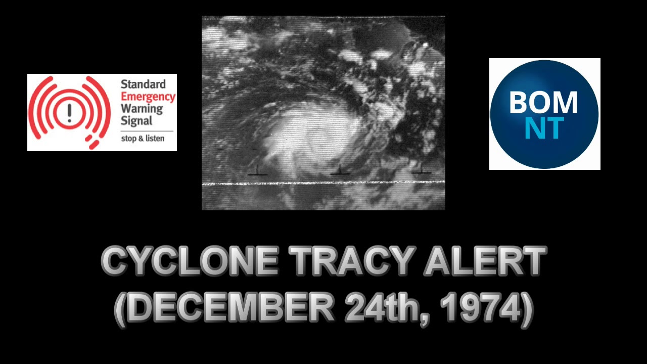 SEWS - Cyclone Tracy Warning (Unknown Station, December 24, 1974) - YouTube