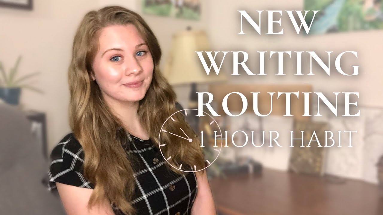 Trying a New Writing Routine - Establishing a Daily Habit - YouTube