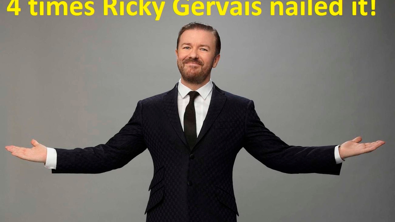 The 4 times Ricky Gervais nailed it! - YouTube