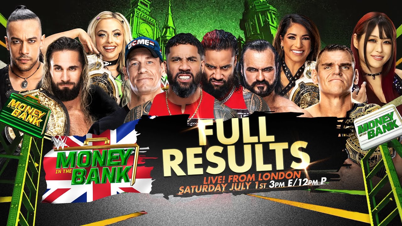 Full WWE Money in the Bank 2023 Results - YouTube