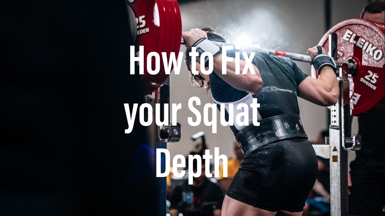 How to Fix your Squat Depth Part 1 - YouTube
