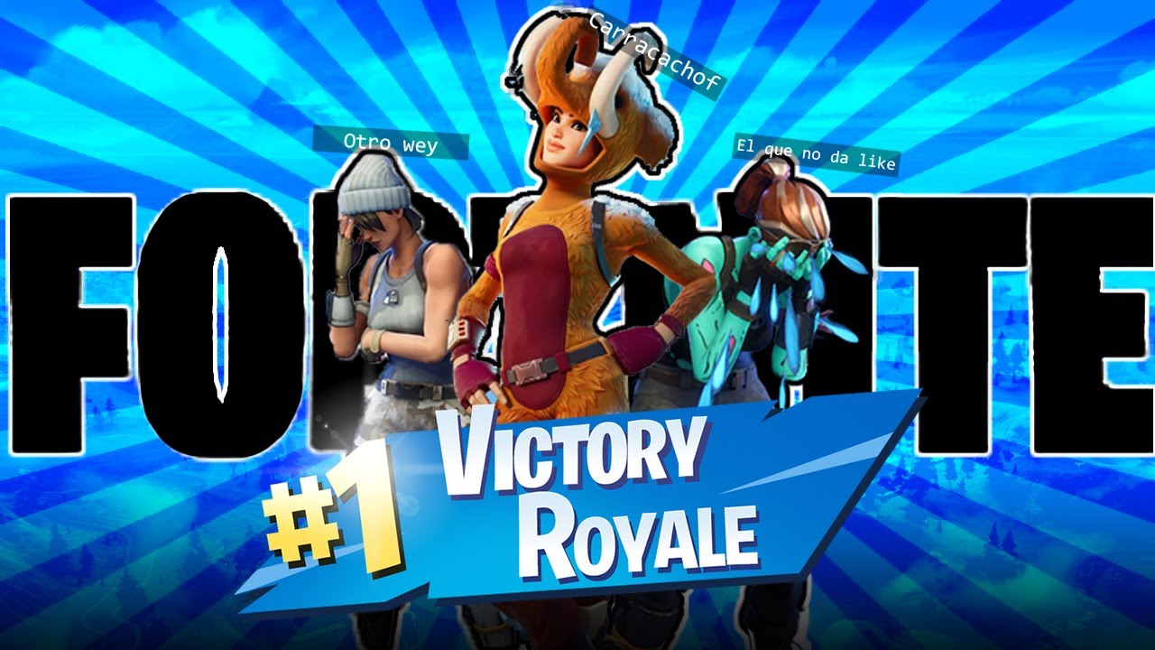 Fortnite (Victoria royale) clips #1 |carracachof - YouTube