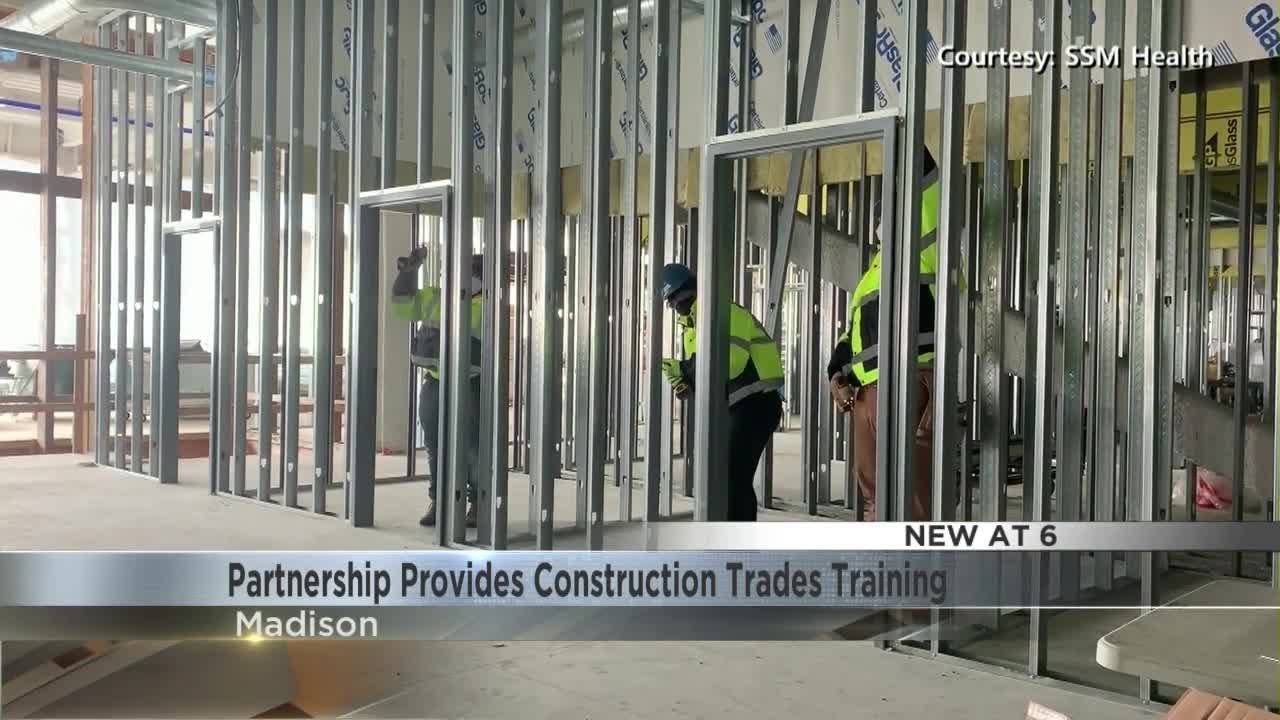 Partnership Provides Construction Trades Training - YouTube