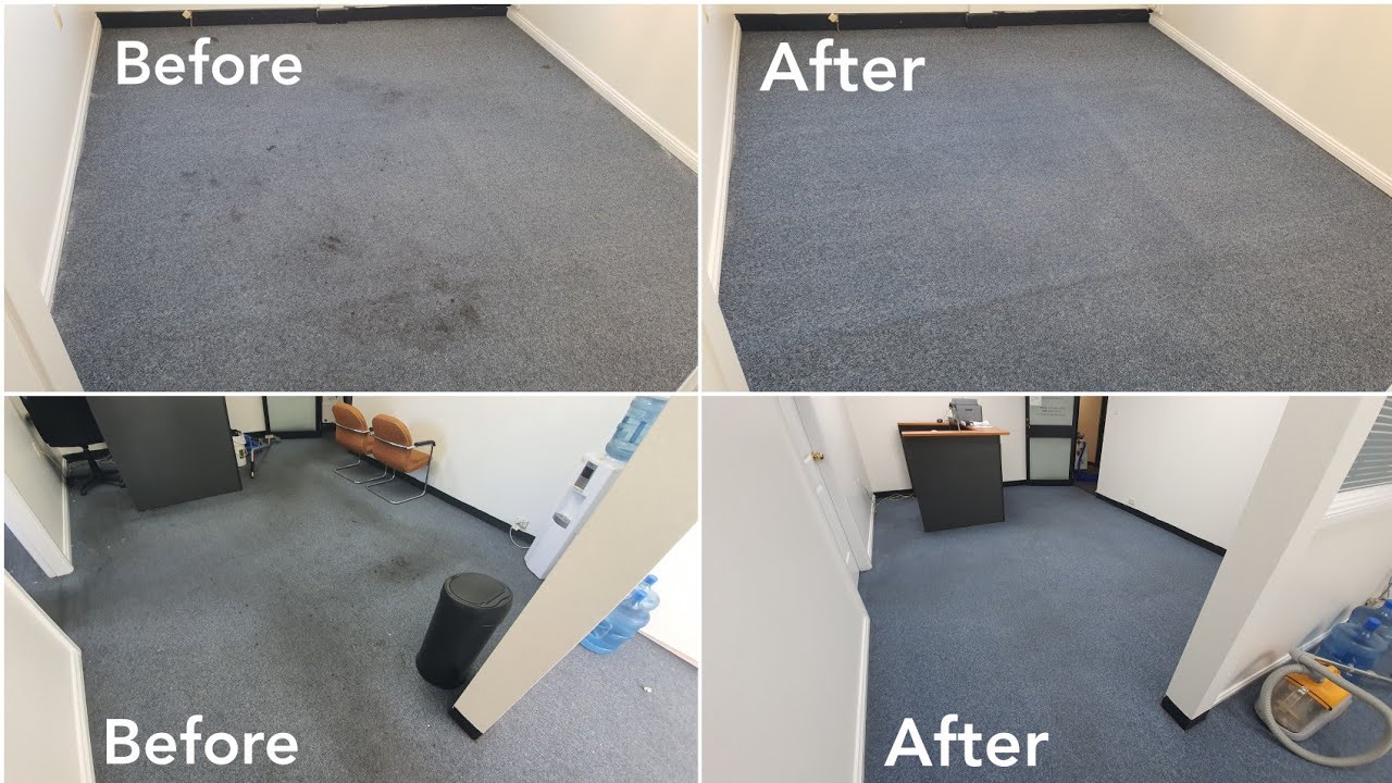 Cleaning heavily soiled office carpets - Shampoo Cleaning Services ...