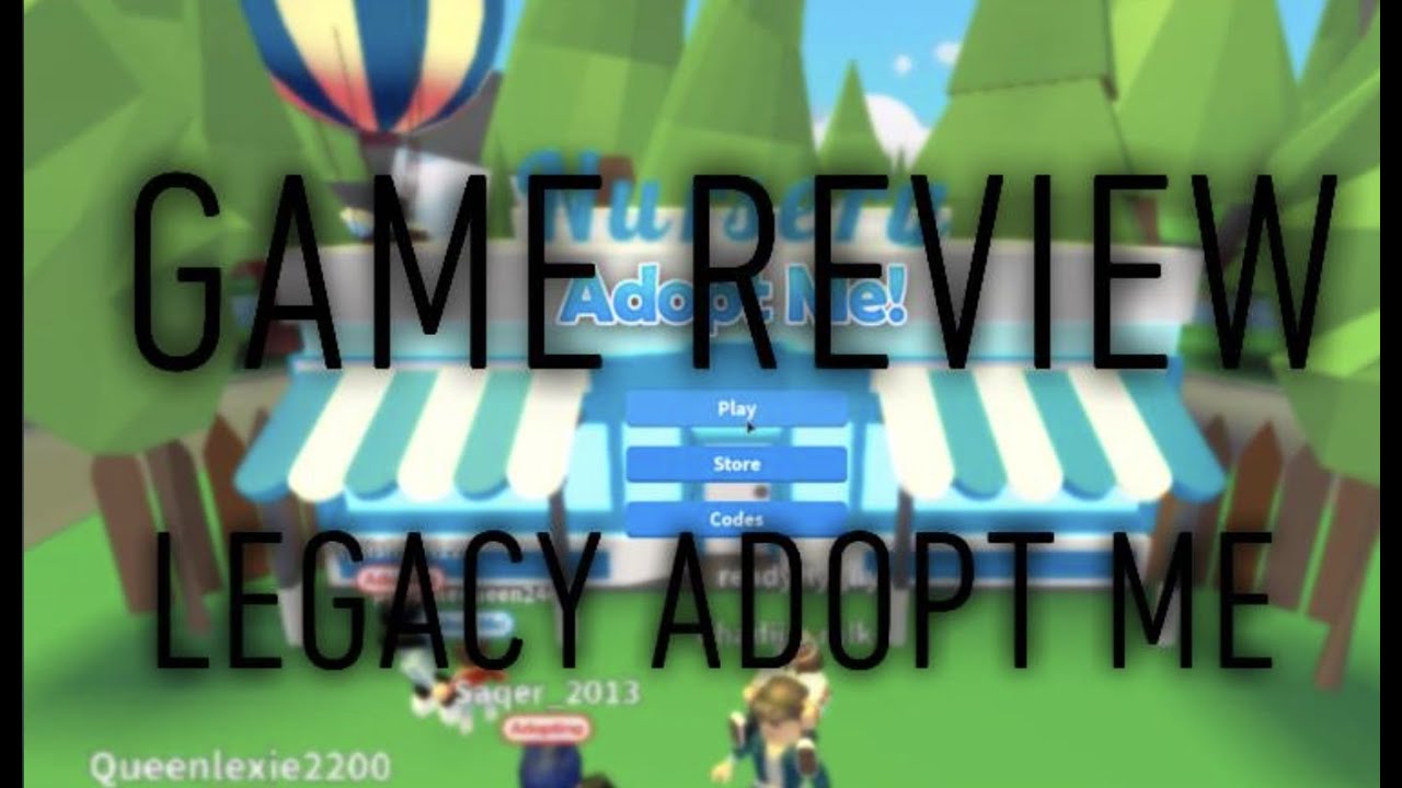 ROBLOX****Game review****Legacy Adopt Me - YouTube