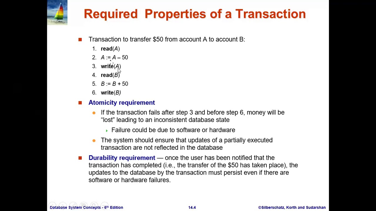 Transactions (ACID Properties, Conflict serializability,View ...