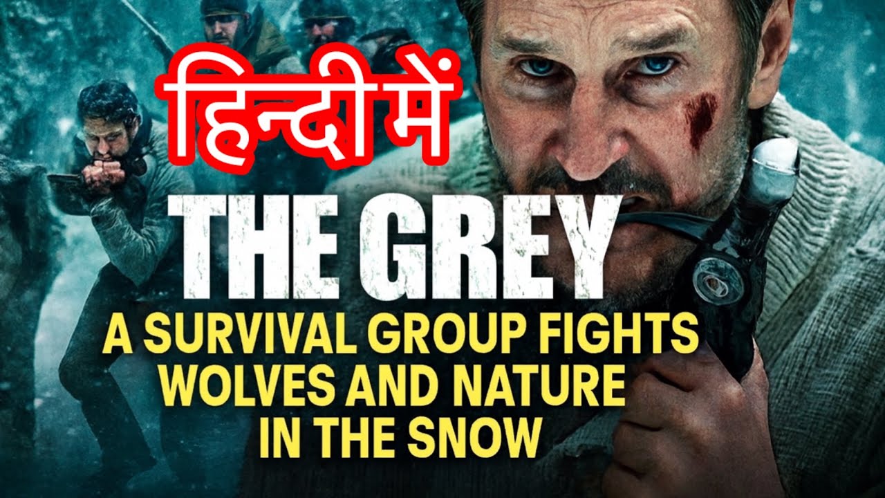 The Grey (2011) 🎥 | जंगल + स्नो फॉरेस्ट Survival | Wolves vs Humans ...