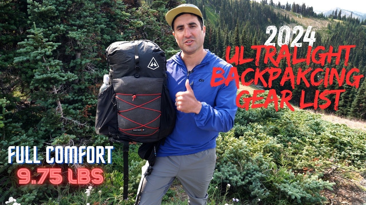 My 2024 Ultralight Backpacking Gear List | 9.75 lbs Full Comfort Summer ...